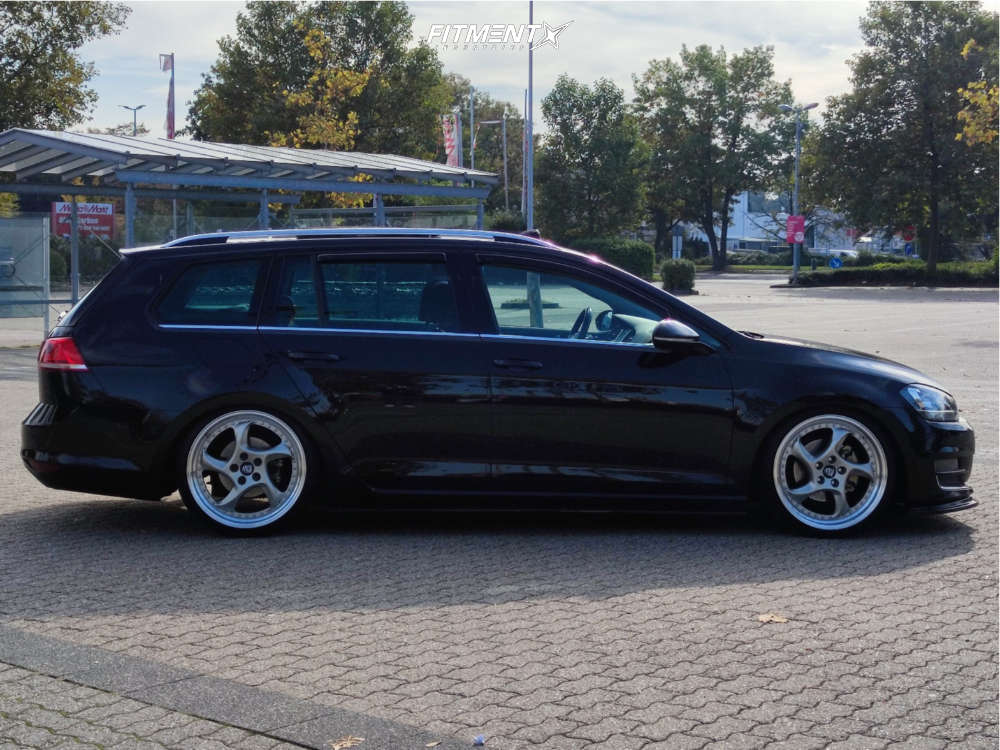 2015 Volkswagen Golf SportWagen Highline TDI with 19x8.5 MB Wheels ...