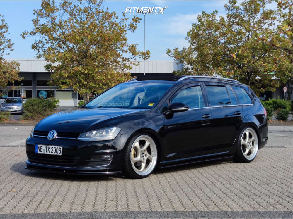 2015 Volkswagen Golf SportWagen Highline TDI with 19x8.5 MB Wheels ...