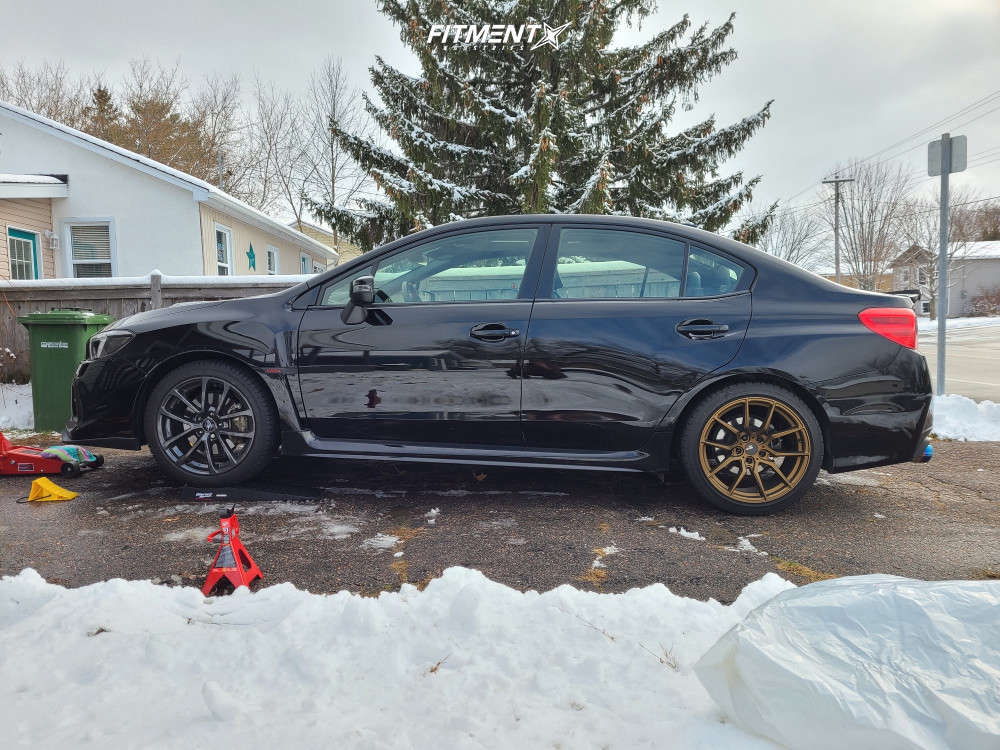 2019 Subaru WRX Sport-tech with 18x9.5 Option Lab R716 and Dunlop ...