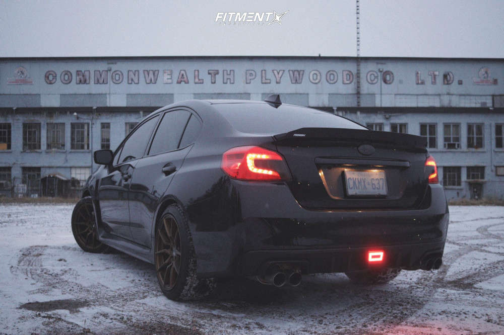 2019 Subaru WRX Sport-tech with 18x9.5 Option Lab R716 and Dunlop ...