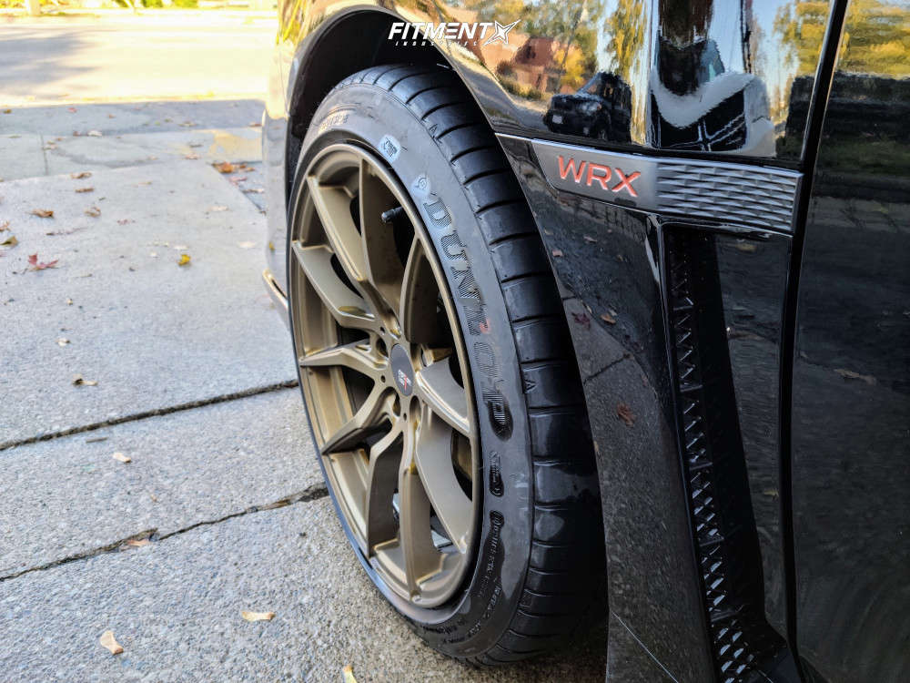 2019 Subaru WRX Sport-tech with 18x9.5 Option Lab R716 and Dunlop ...