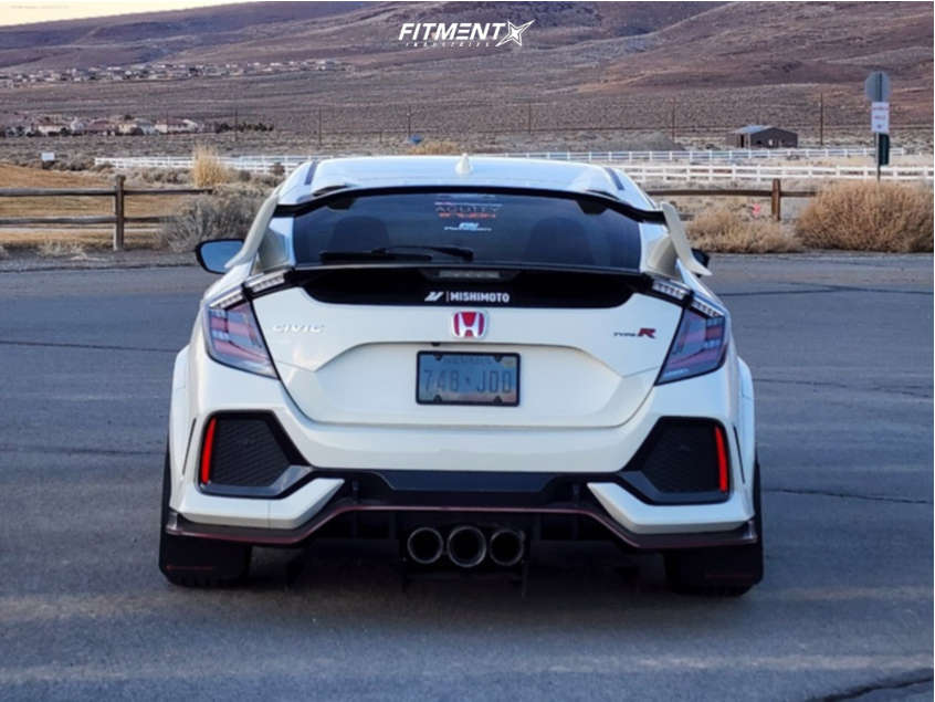 2019 Honda Civic Type R with 18x9.5 Gram Lights 57dr and Michelin ...