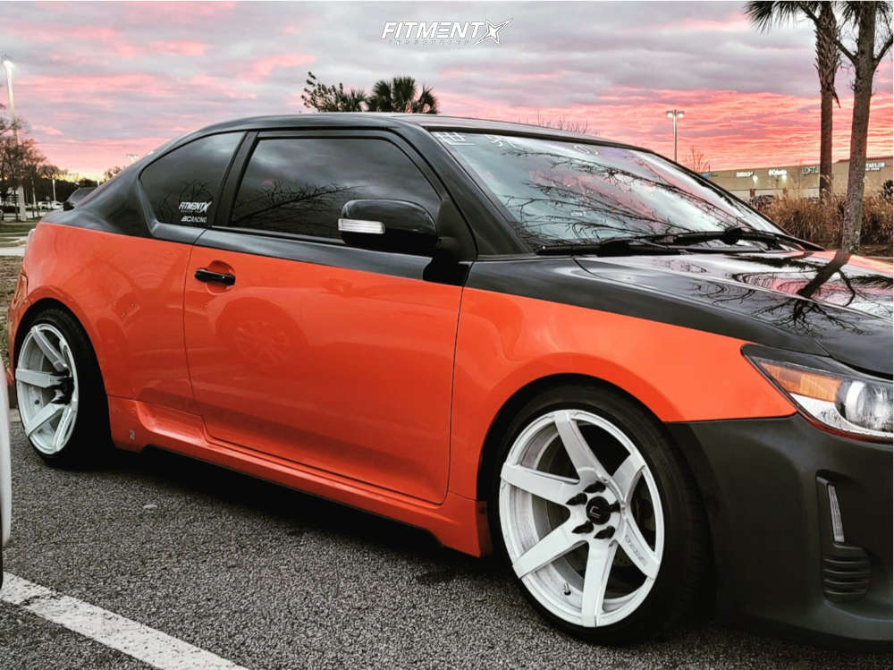 2015 Scion TC Base with 18x9.5 Cosmis Racing S1 and Vercelli 225x40 on ...