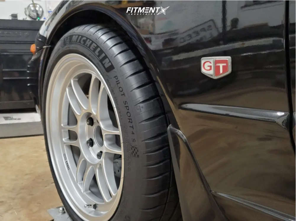 1991 Nissan Skyline GTS-T with 17x9 Enkei RPF1 and Michelin 245x40 on ...