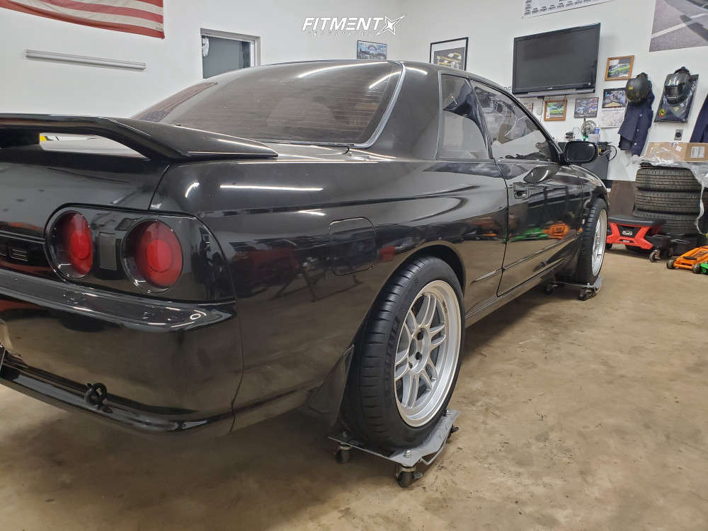 1991 Nissan Skyline GTS-T with 17x9 Enkei RPF1 and Michelin 245x40 on ...