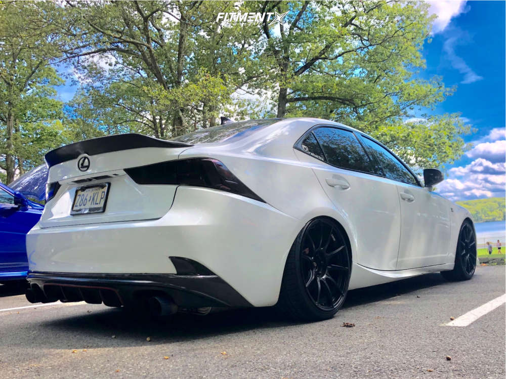 2014 Lexus IS350 F Sport with 19x8.5 SSR GTX01 and Bridgestone 225x35 ...