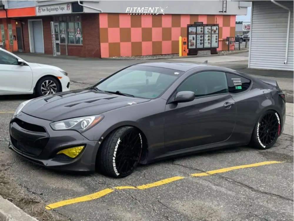 2013 Hyundai Genesis Coupe 2.0T Premium with 19x9.5 TSW Vale and Firestone 225x45 on Coilovers ...