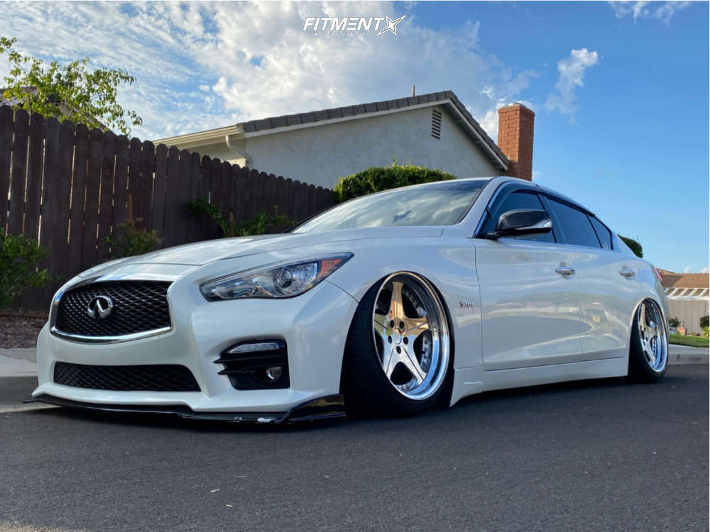2016 INFINITI Q50 Red Sport 400 with 19x10.5 Leon Hardiritt Ordens and ...