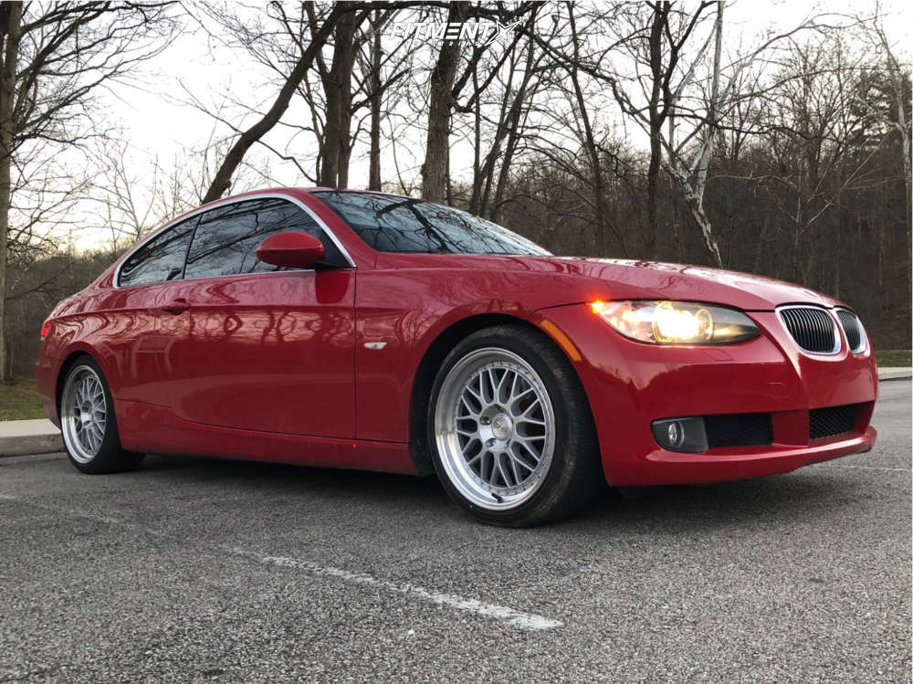 2008 BMW 328i Base with 18x8.5 Aodhan Ah02 and Vercelli 225x40 on Stock ...