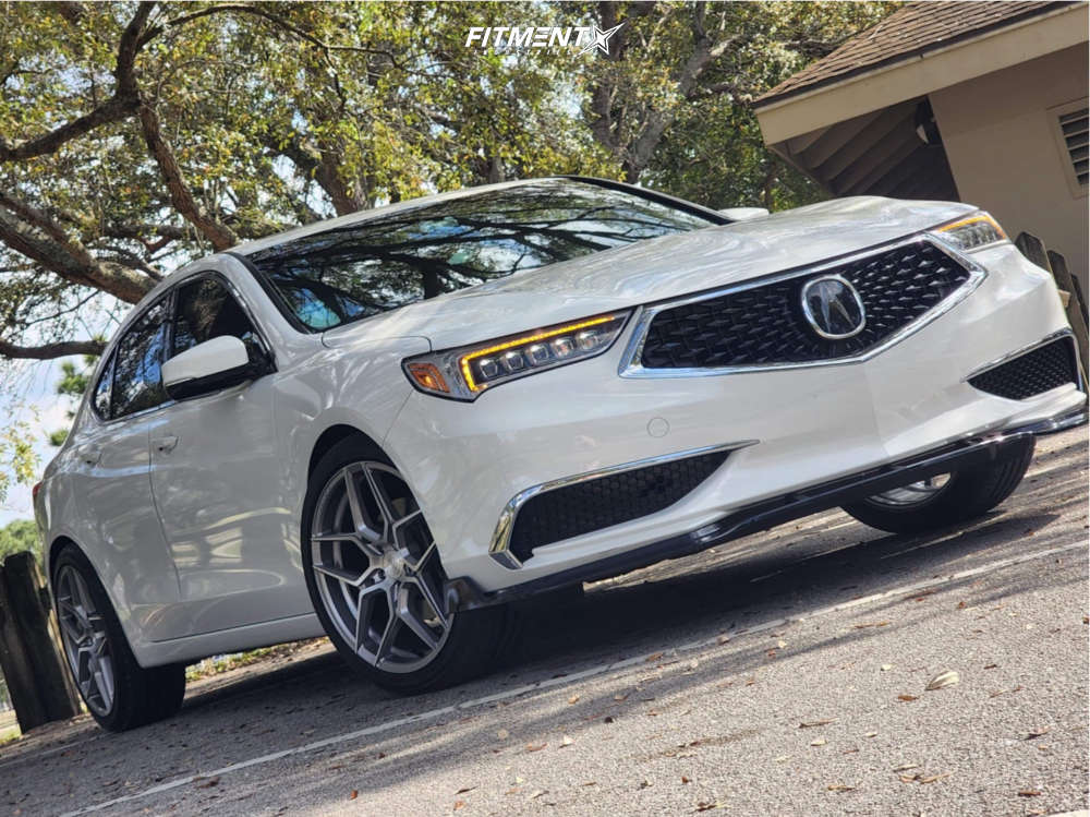 2019 Acura TLX Base with 20x9 Rohana Rfx11 and Bridgestone 245x40 on Stock Suspension | 2127118 ...