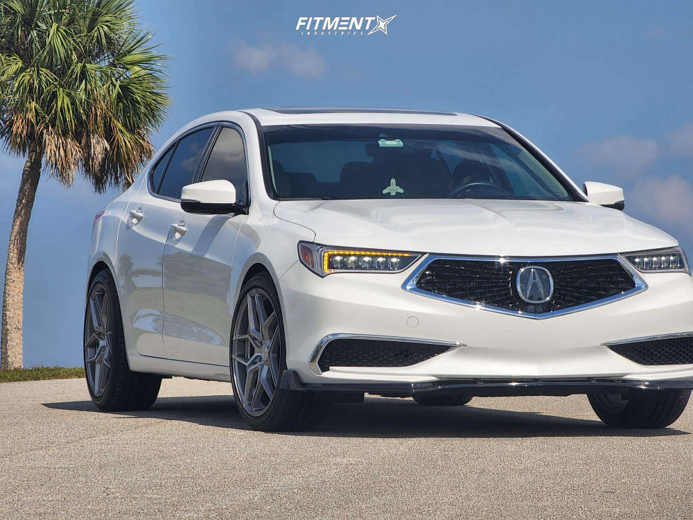 2019 Acura TLX Base with 20x9 Rohana Rfx11 and Bridgestone 245x40 on ...