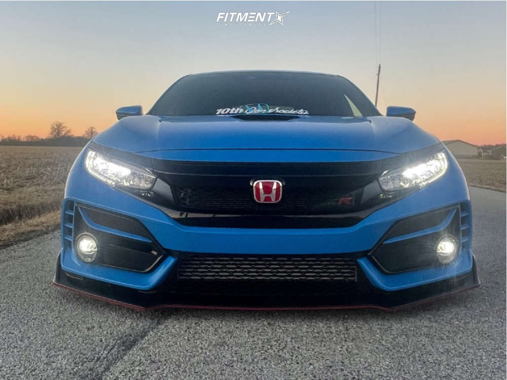 2021 Honda Civic Type R with 18x9.5 Anovia Elder and Federal 225x35 on ...