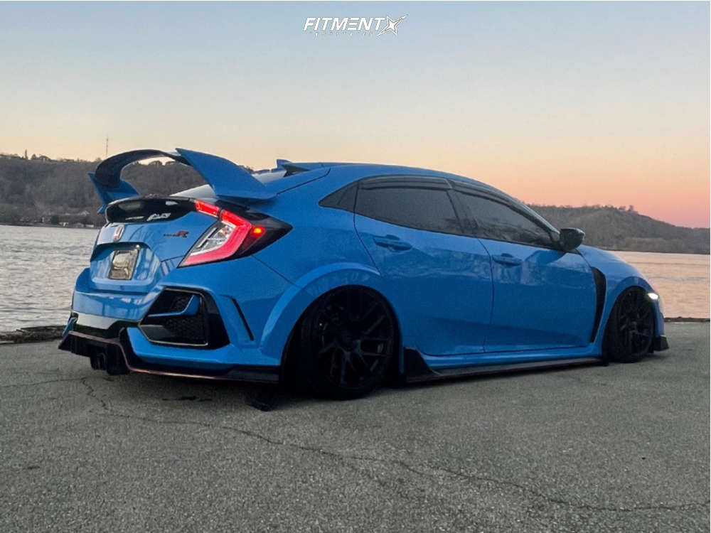 2021 Honda Civic Type R with 18x9.5 Anovia Elder and Federal 225x35 on ...