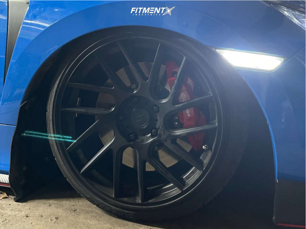 2021 Honda Civic Type R with 18x9.5 Anovia Elder and Federal 225x35 on ...