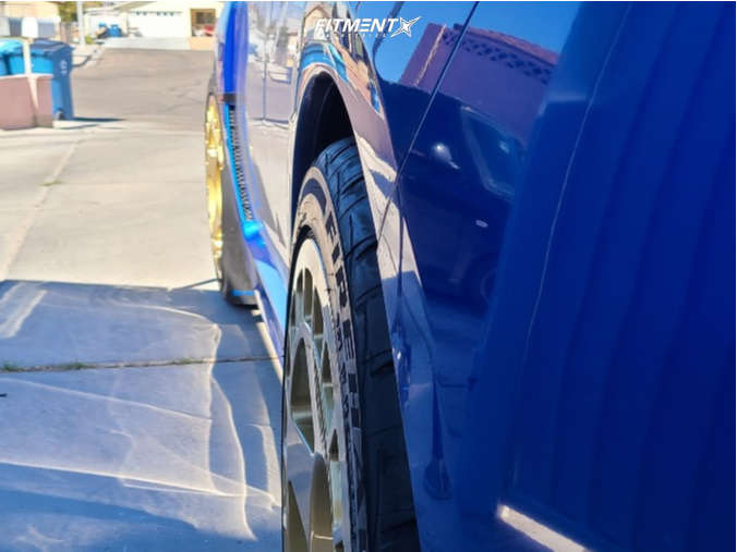 2008 Subaru Impreza WRX with 18x8.5 Fifteen52 Turbomac and Firestone ...