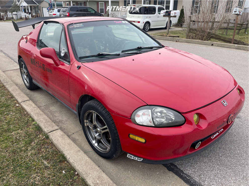 1993 Honda Civic Del Sol S with 16x7 Konig Incident and Atrezzo 205x50 ...