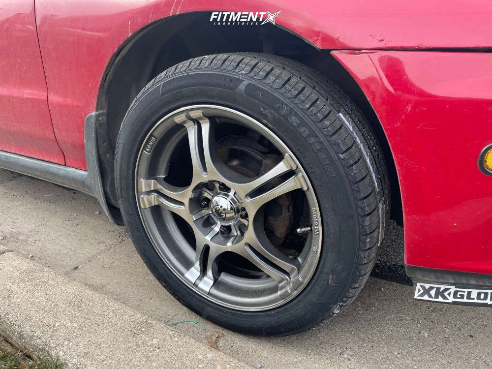 1993 Honda Civic Del Sol S with 16x7 Konig Incident and Atrezzo 205x50 ...