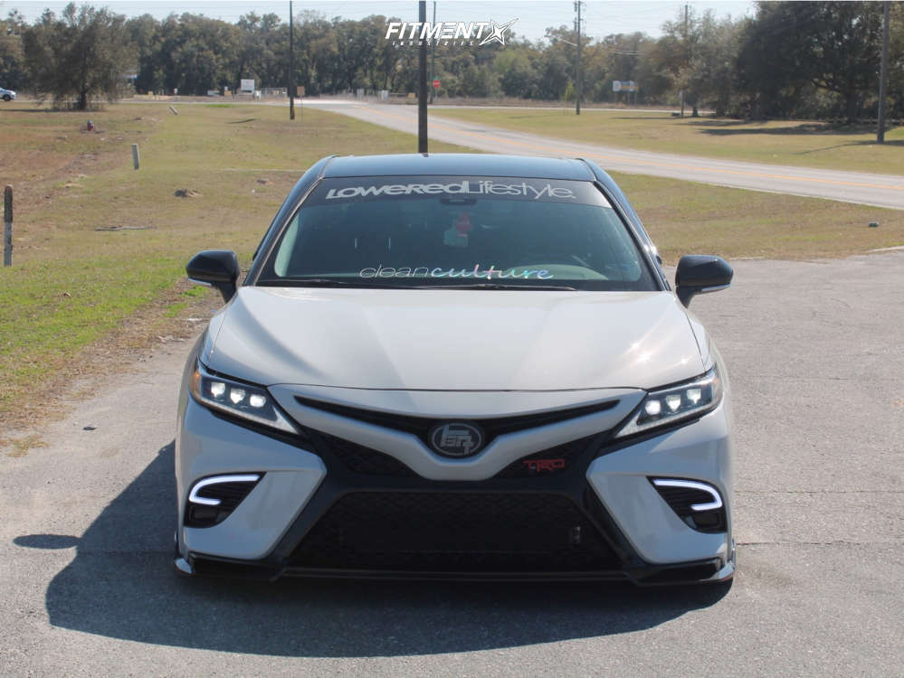 2021 Toyota Camry TRD with 19x9.5 Work Vs Xx and Achilles 225x35 on Air ...