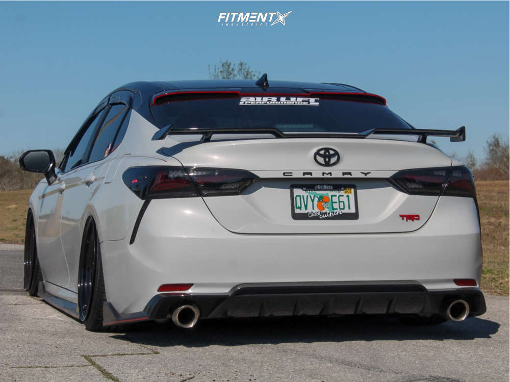 2021 Toyota Camry TRD with 19x9.5 Work Vs Xx and Achilles 225x35 on Air ...