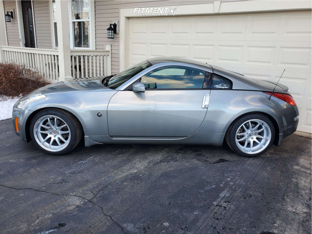 2003 Nissan 350Z Performance with 18x9.5 Aodhan Ds02 and Continental ...