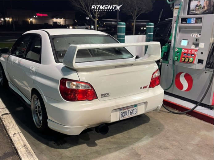 2005 Subaru Impreza WRX STI with 17x9.5 Enkei Rpf1 and Firestone 225x50 on Coilovers | 2128451 ...