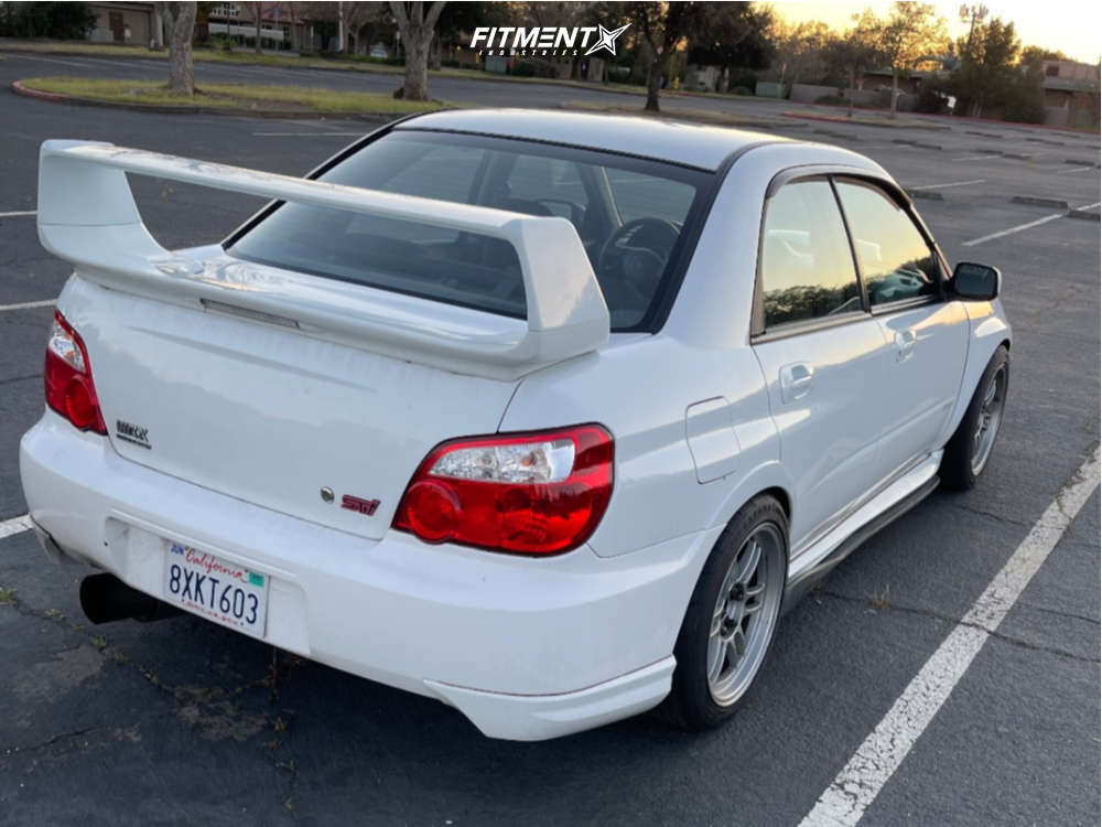 2005 Subaru Impreza WRX STI with 17x9.5 Enkei Rpf1 and Firestone 225x50 on Coilovers | 2128451 ...