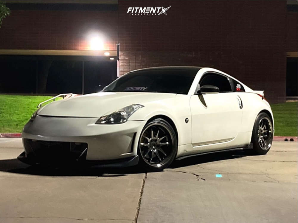 2007 Nissan 350Z Enthusiast with 18x9.5 Aodhan Ds02 and Laufenn 245x40 ...