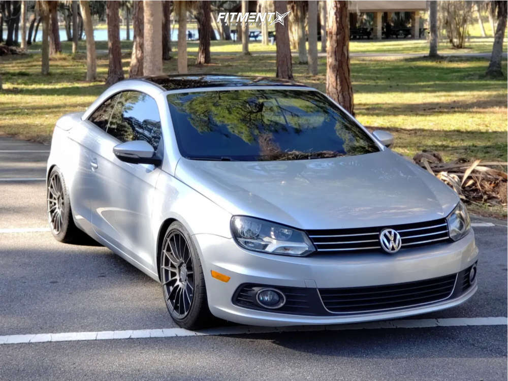 2012 Volkswagen Eos Komfort with 18x8.5 Enkei Rs and Michelin 225x40 on ...