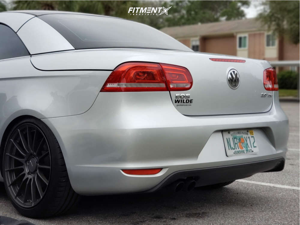 2012 Volkswagen Eos Komfort with 18x8.5 Enkei Rs and Michelin 225x40 on ...