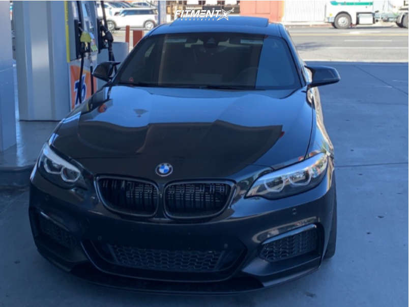 2019 BMW M240i Base with 18x8.5 Apex Sm-10 and Firestone 245x35 on ...