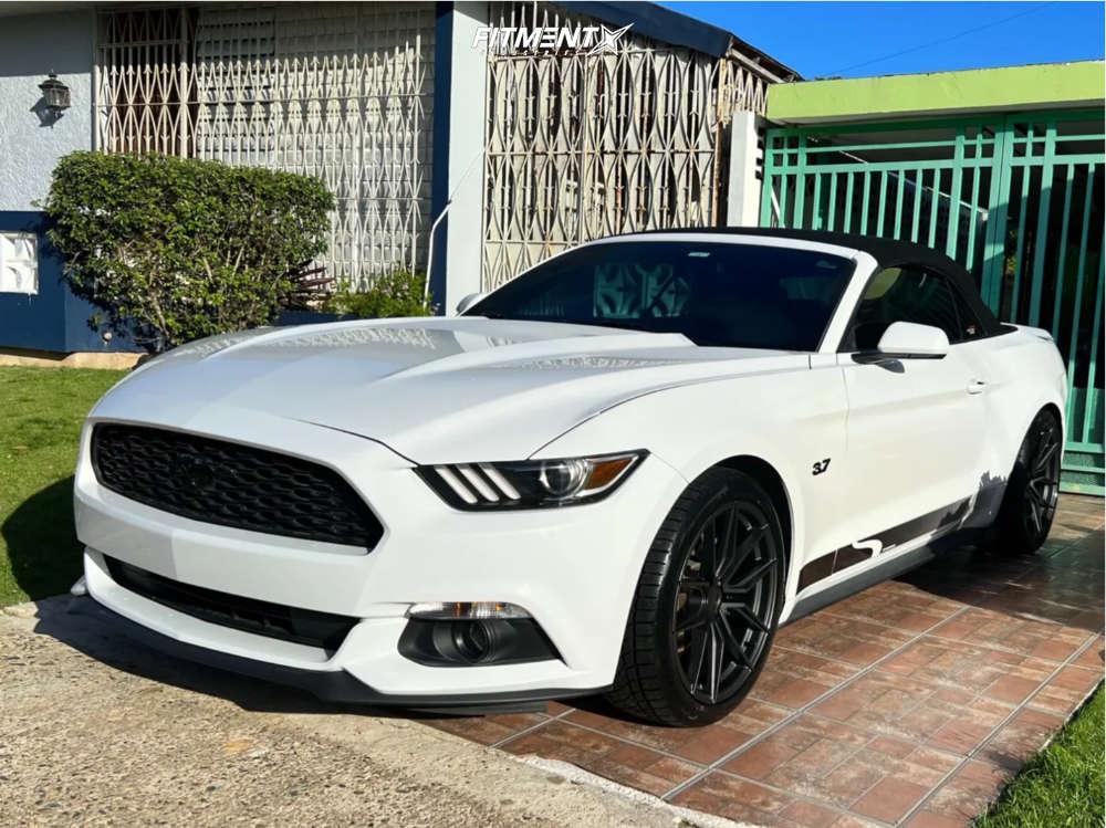 2016 Ford Mustang V6 with 19x8.5 XXR 559 and Continental 245x40 on ...