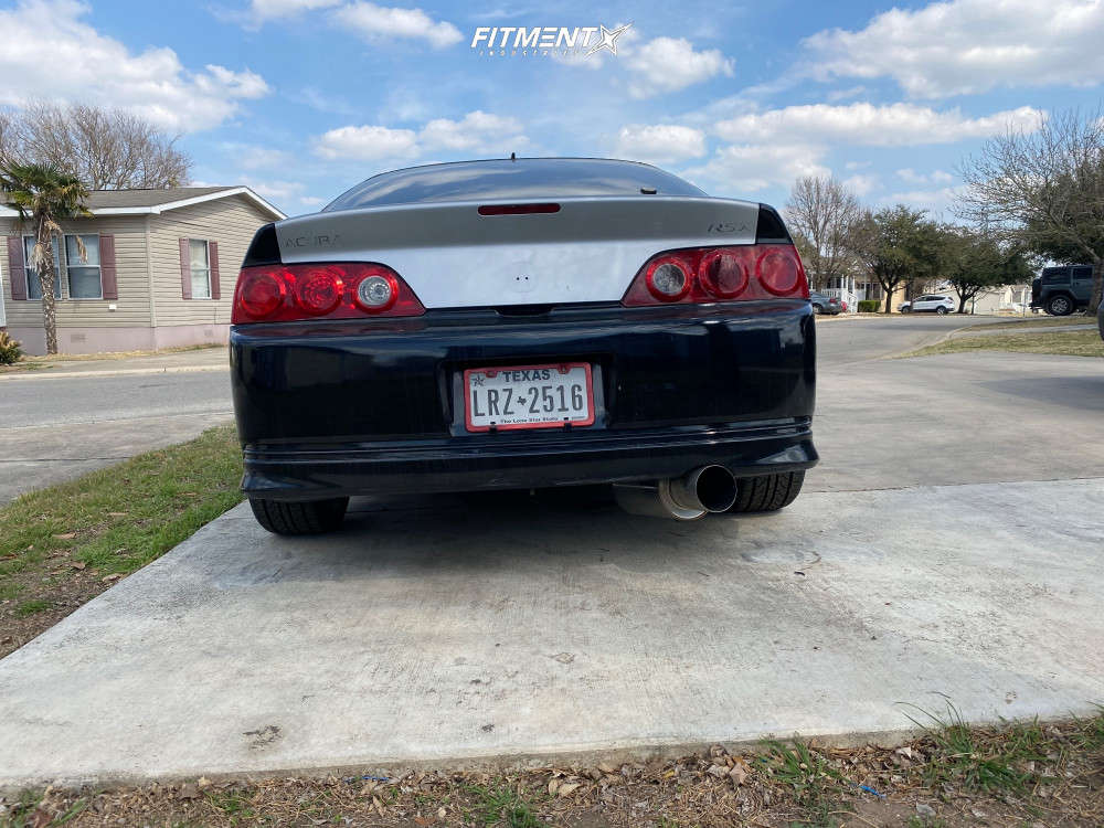 2005 Acura RSX Base with 17x8 Enkei Ts-5 and Vercelli 225x45 on Coilovers | 2130989 | Fitment ...