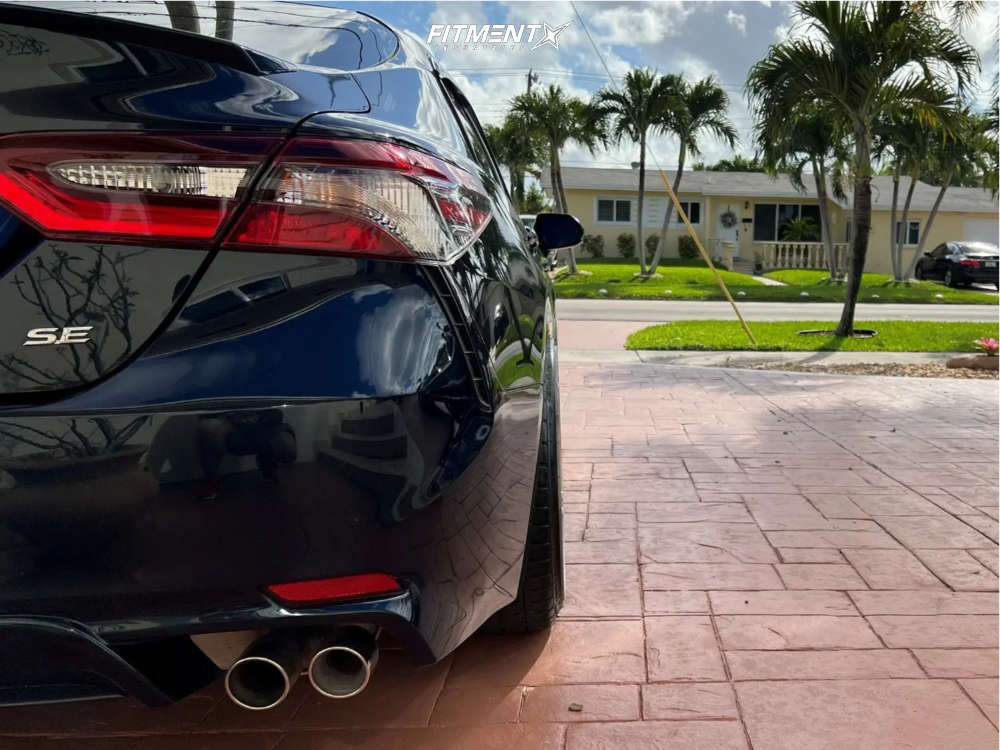 2021 Toyota Camry SE with 20x9 Axe Ex12 and Accelera 245x35 on Lowering ...