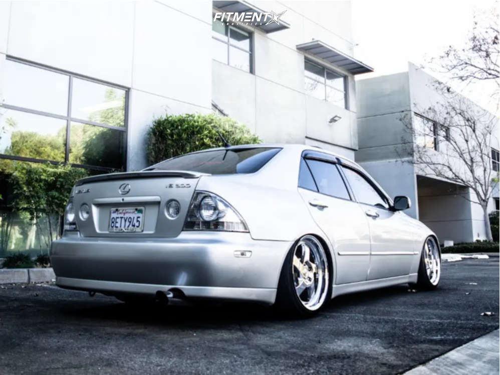 2002 Lexus IS300 Base with 18x8.5 Whistler Kr1 and Westlake 215x40 on ...