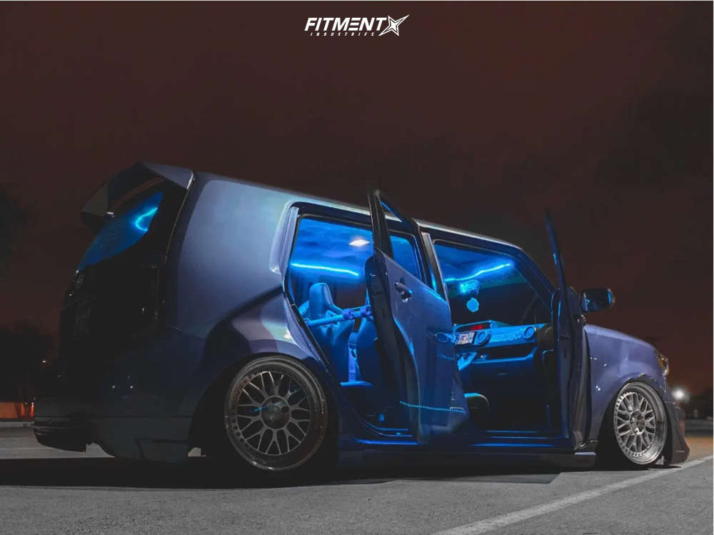 2010 Scion XB Base with 19x8.5 Zedd Slm and Federal 215x35 on Coilovers ...