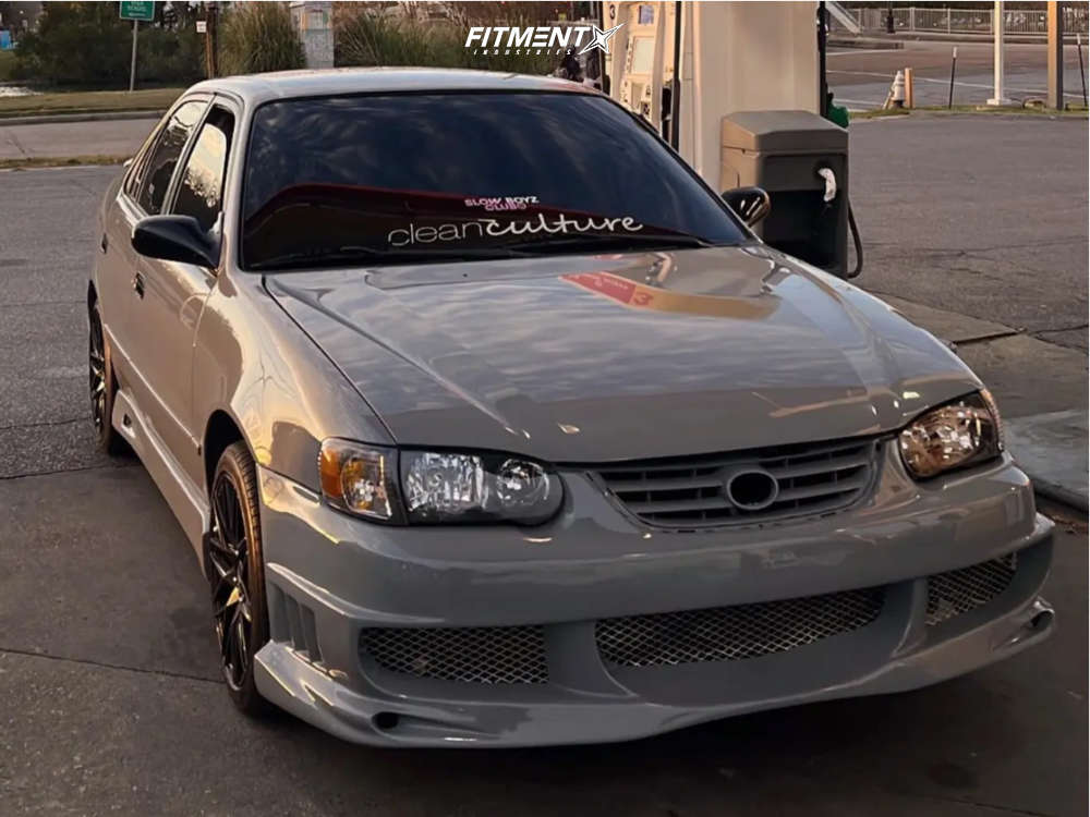 1998 Toyota Corolla LE with 16x7 Dai Alloys DW110 Nerve and Achilles ...