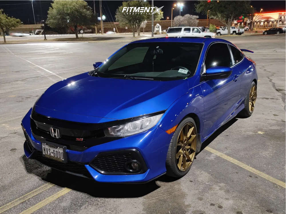 2017 Honda Civic Si with 18x8.5 Option Lab R716 and Falken 235x40 on ...