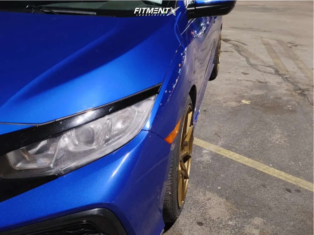 2017 Honda Civic Si with 18x8.5 Option Lab R716 and Falken 235x40 on ...