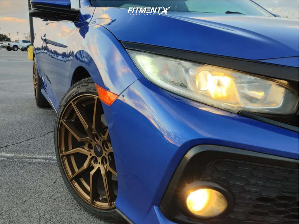 2017 Honda Civic Si with 18x8.5 Option Lab R716 and Falken 235x40 on ...