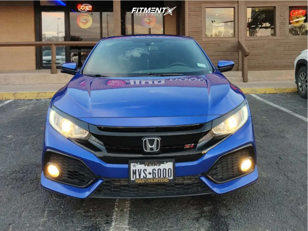 2017 Honda Civic Si with 18x8.5 Option Lab R716 and Falken 235x40 on ...