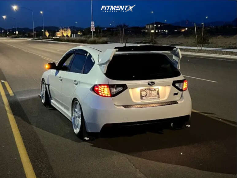 2013 Subaru WRX STI Base with 18x8.5 ESR Cs15 and Continental 225x40 on ...