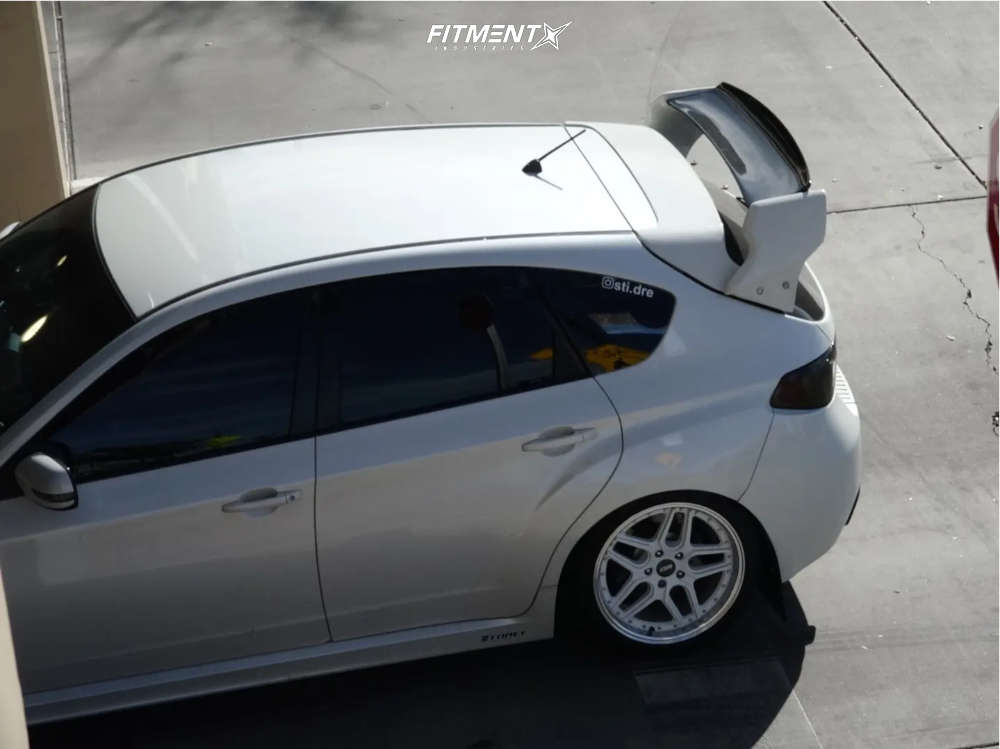 2013 Subaru WRX STI Base with 18x8.5 ESR Cs15 and Continental 225x40 on ...