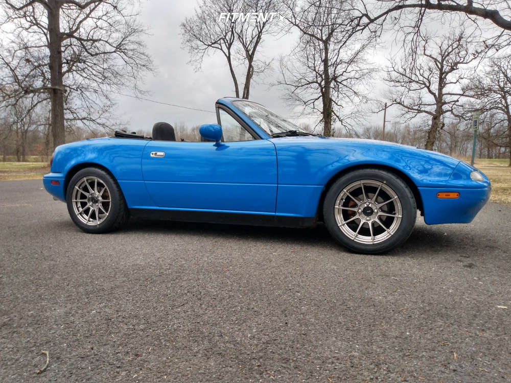 1991 Mazda Miata Base with 15x7 Advanti Racing Storm S1 and Nitto ...