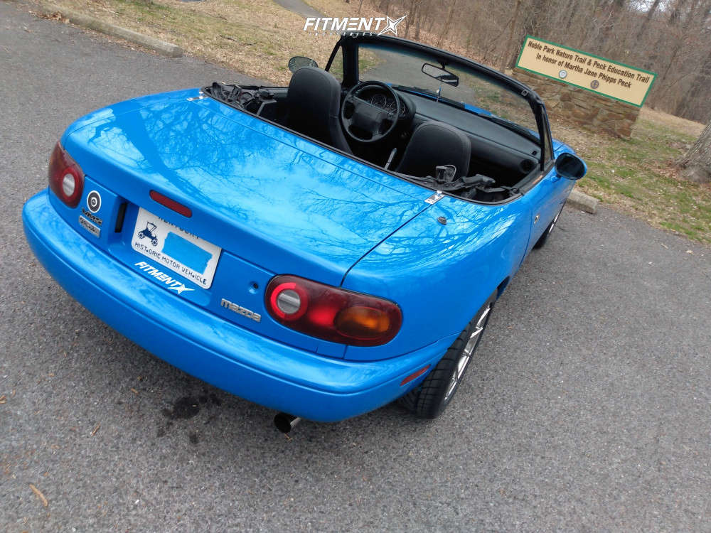 1991 Mazda Miata Base with 15x7 Advanti Racing Storm S1 and Nitto ...