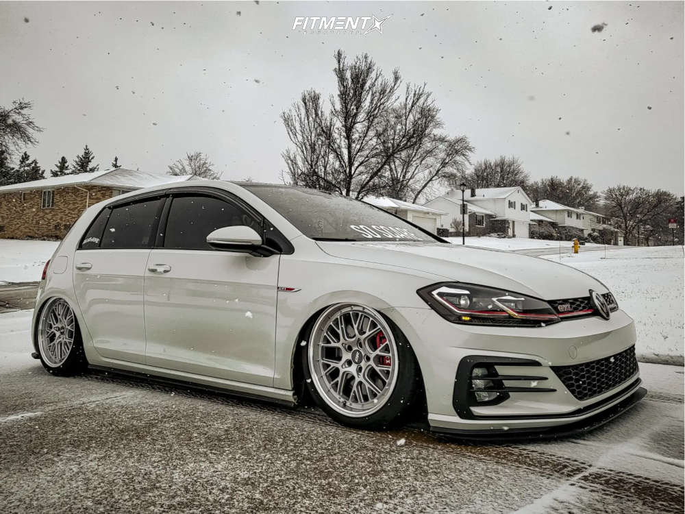 2019 Volkswagen GTI SE with 18x8.5 ESR Cs11 and Continental 225x40 on ...