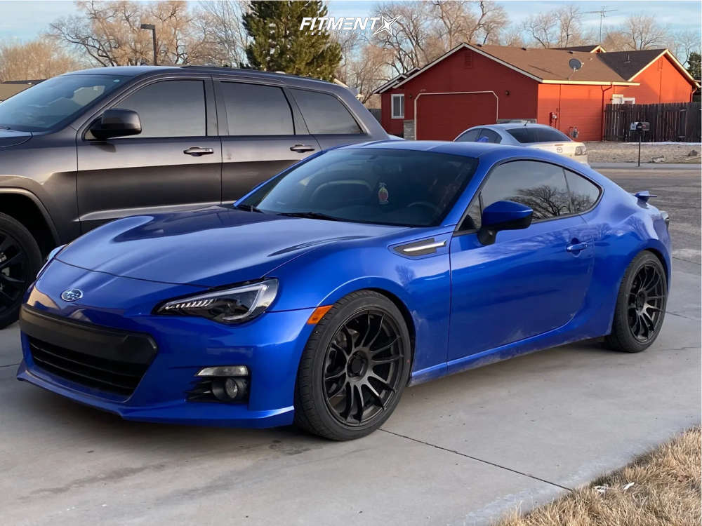 2015 Subaru BRZ Limited with 18x8.5 AVID1 AV20 and Vercelli 235x40 on Lowering Springs | 2136768 ...
