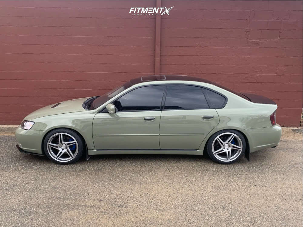 2007 Subaru Legacy GT spec.B with 18x8.5 Anovia Carrier and Continental ...