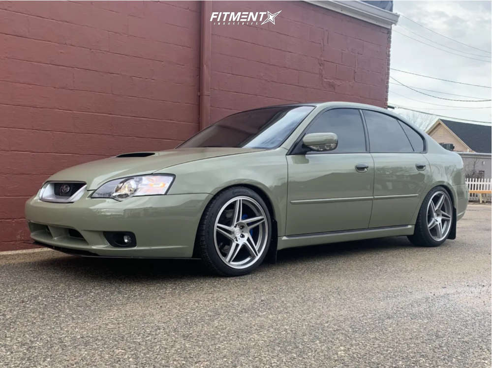 2007 Subaru Legacy GT spec.B with 18x8.5 Anovia Carrier and Continental ...