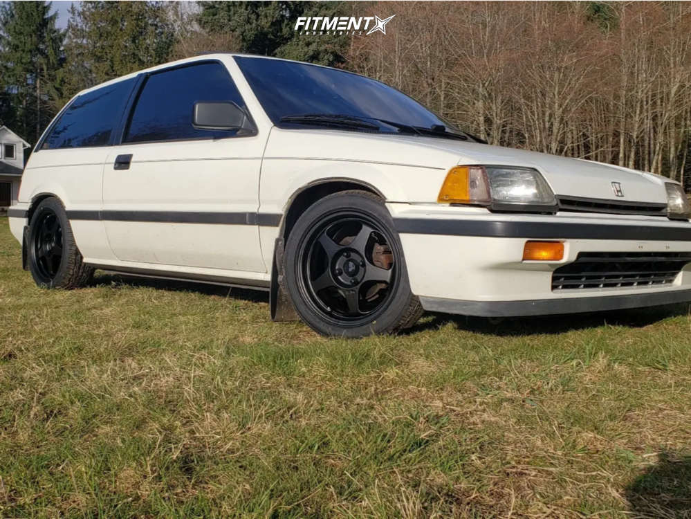 1986 Honda Civic Base with 15x6.5 AVID1 AV8 and Toyo Tires 195x45 on ...