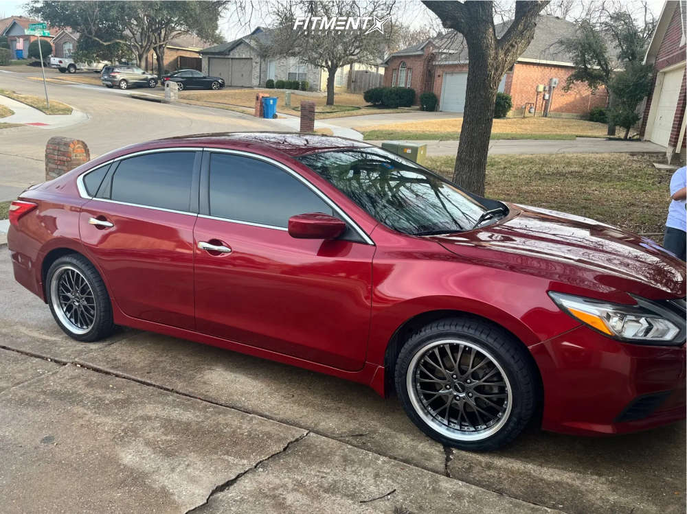 2015 Nissan Altima Base with 18x8 ARC Ar6 and Goodyear 235x40 on Stock ...